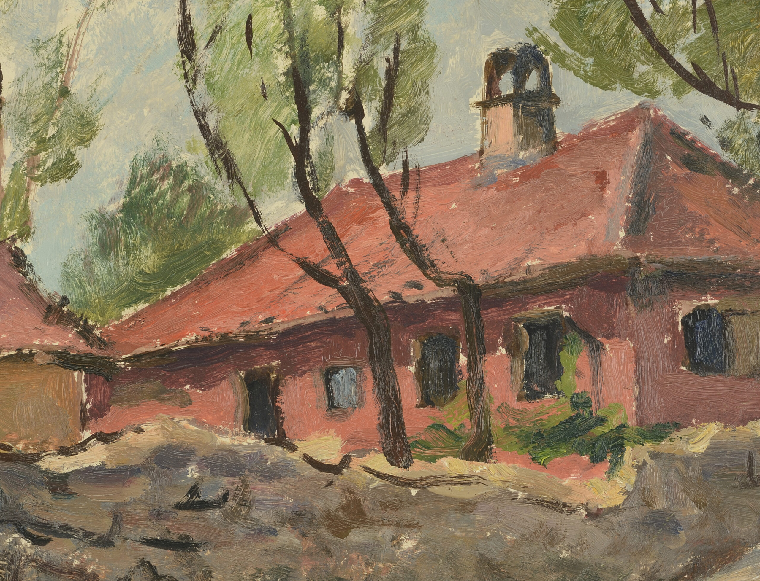 Solomon Joseph Benun /1908-1984/ - "The Red House" - ENAKOR