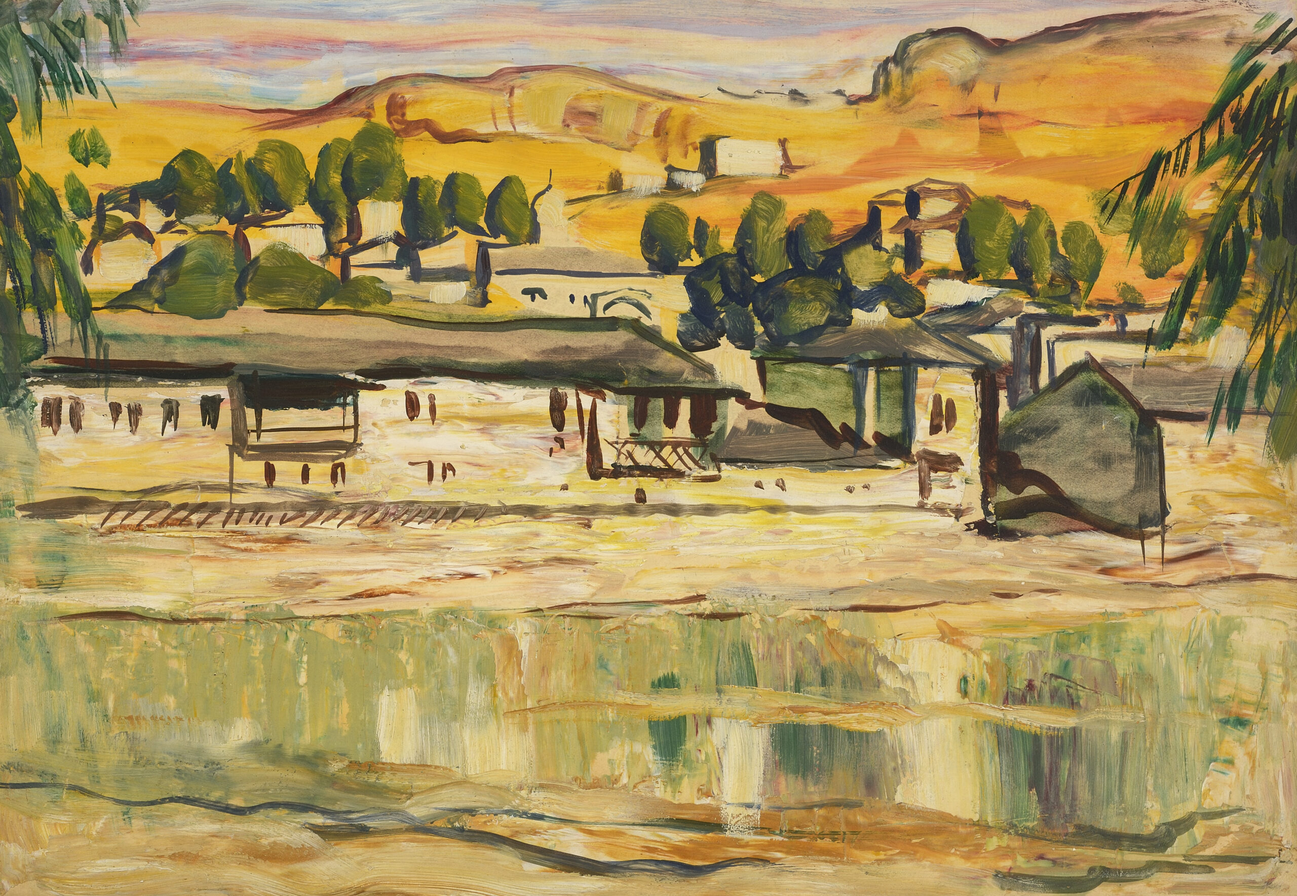 Boris Denev Chokanov /1883-1969/ - "Monastery" - ENAKOR