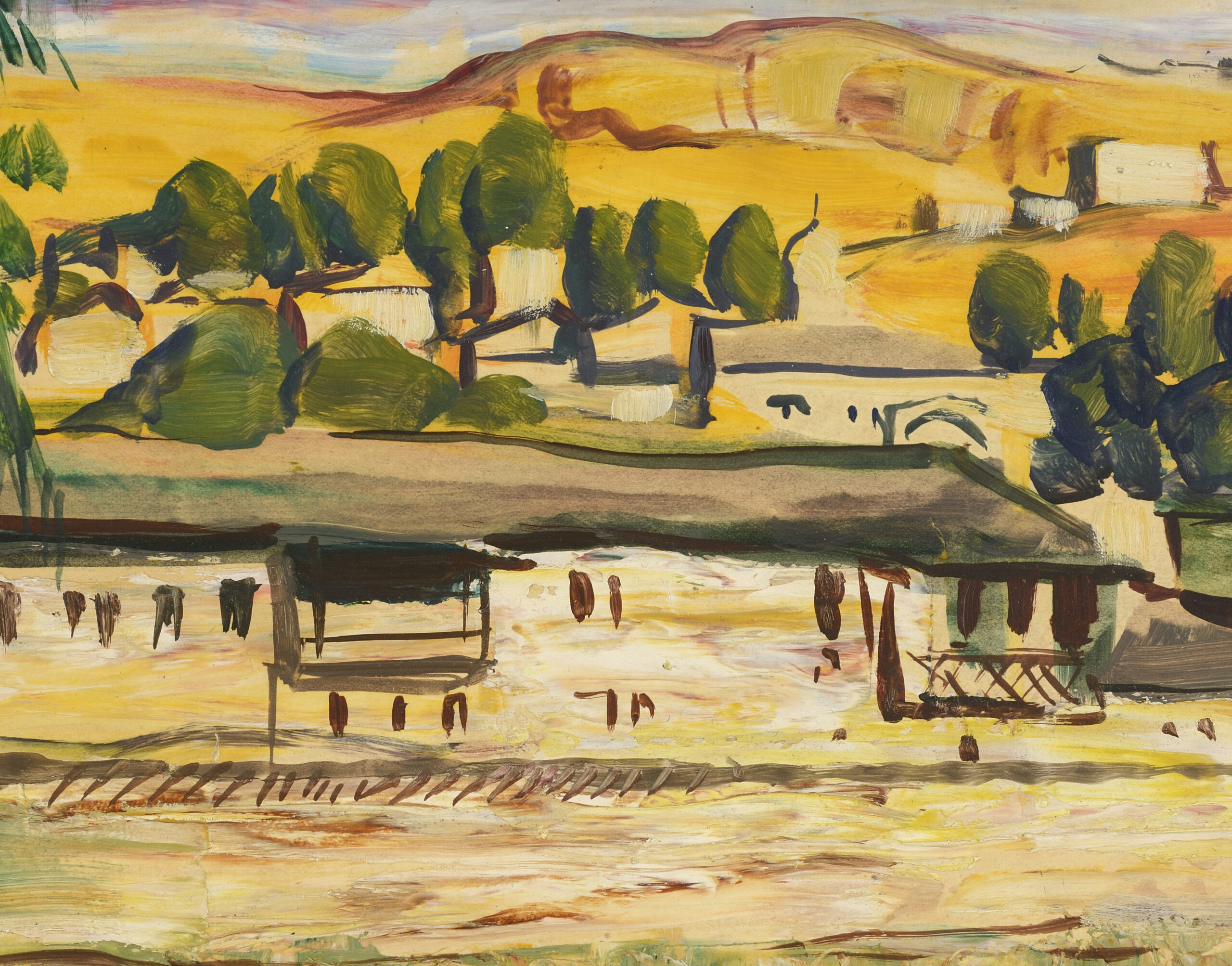 Boris Denev Chokanov /1883-1969/ - "Monastery" - ENAKOR