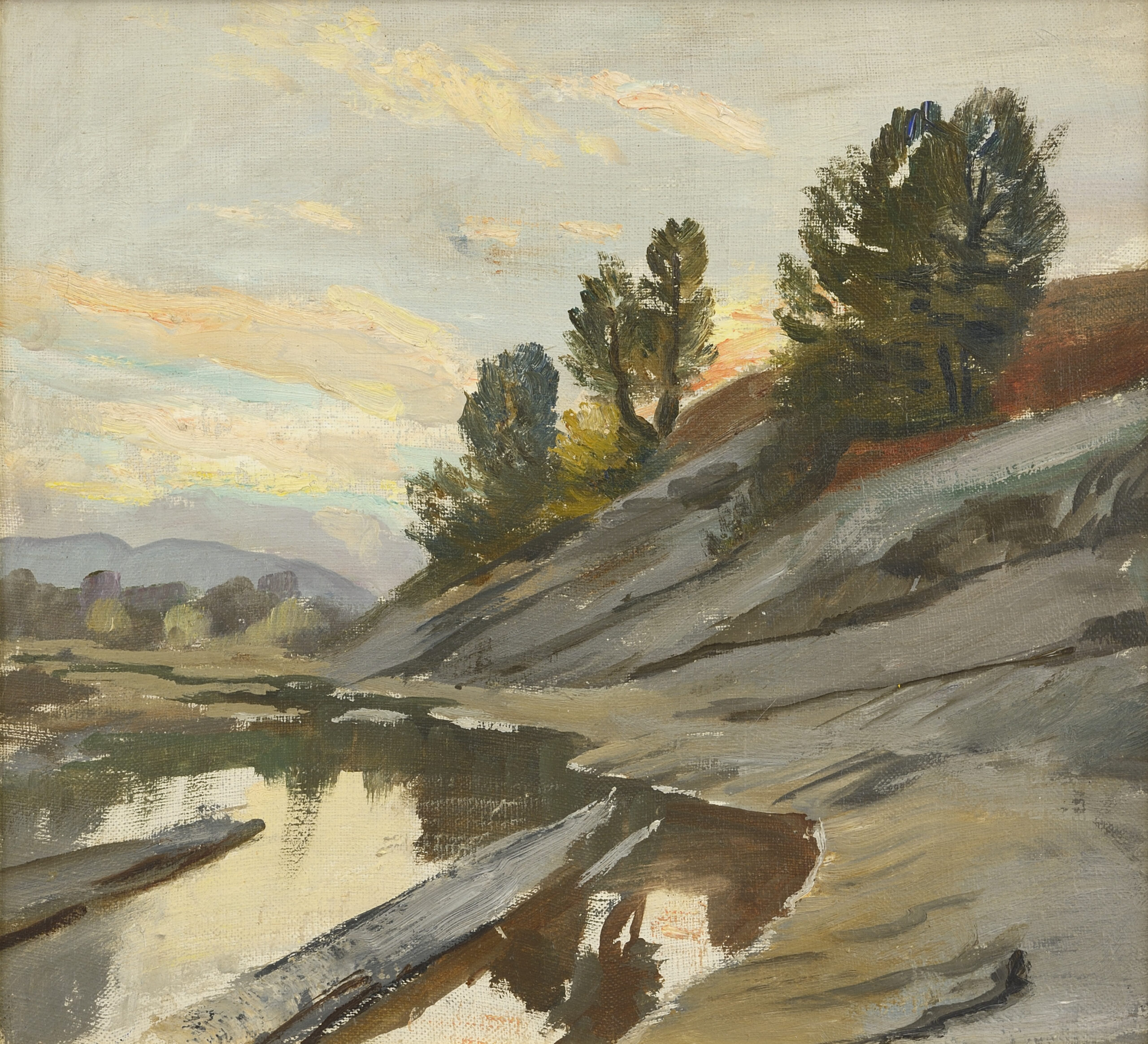 Hristo Ivanov Forev /1927-2005/ - "Landscape" - ENAKOR